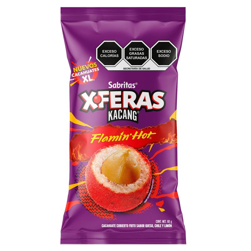 Cacahuate Sabritas Kacang Xferas 60gr 7 Eleven Grupo Iconn