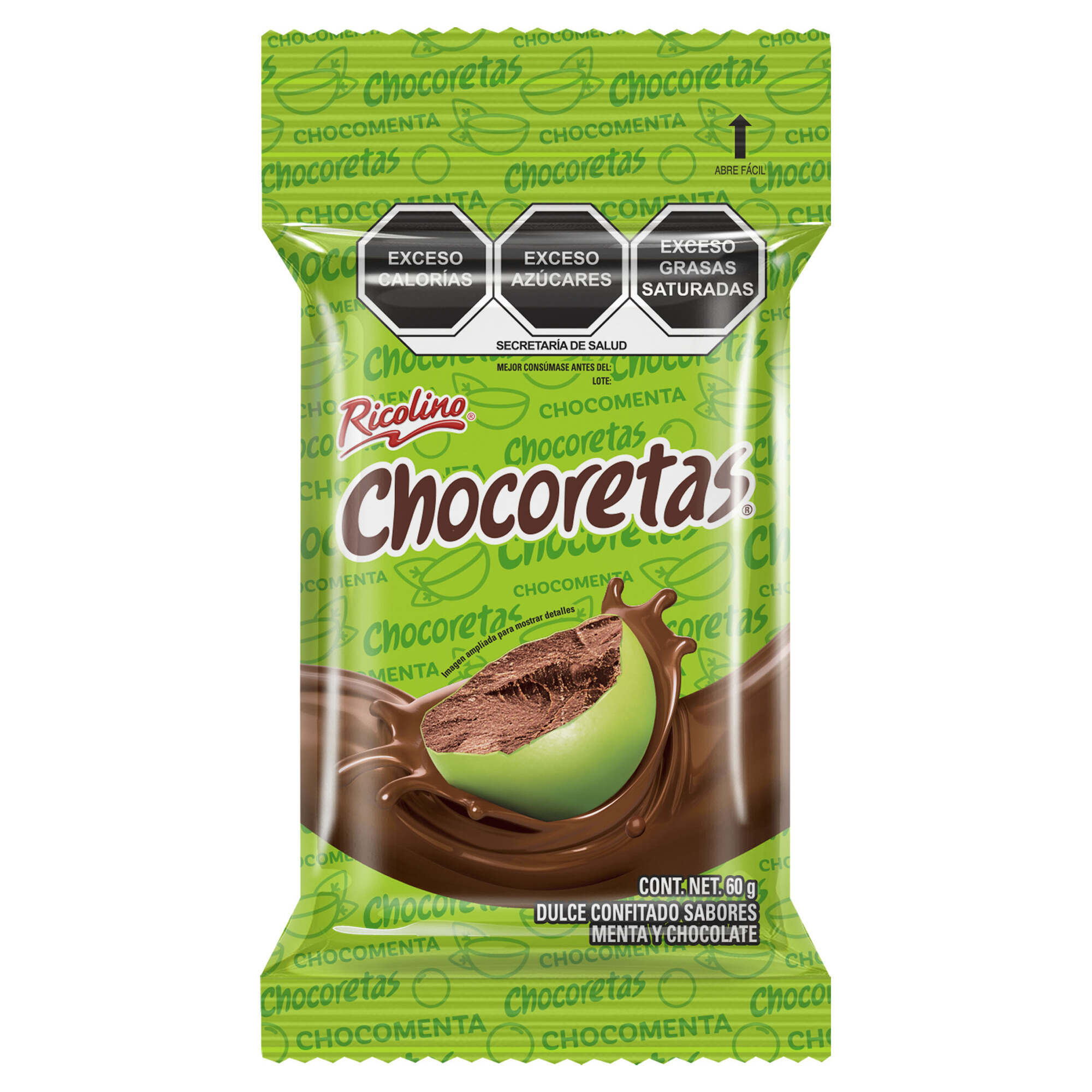 Dulce Ricolino Chocoretas menta y chocolate 70 Gr - 7 Eleven | Grupo Iconn