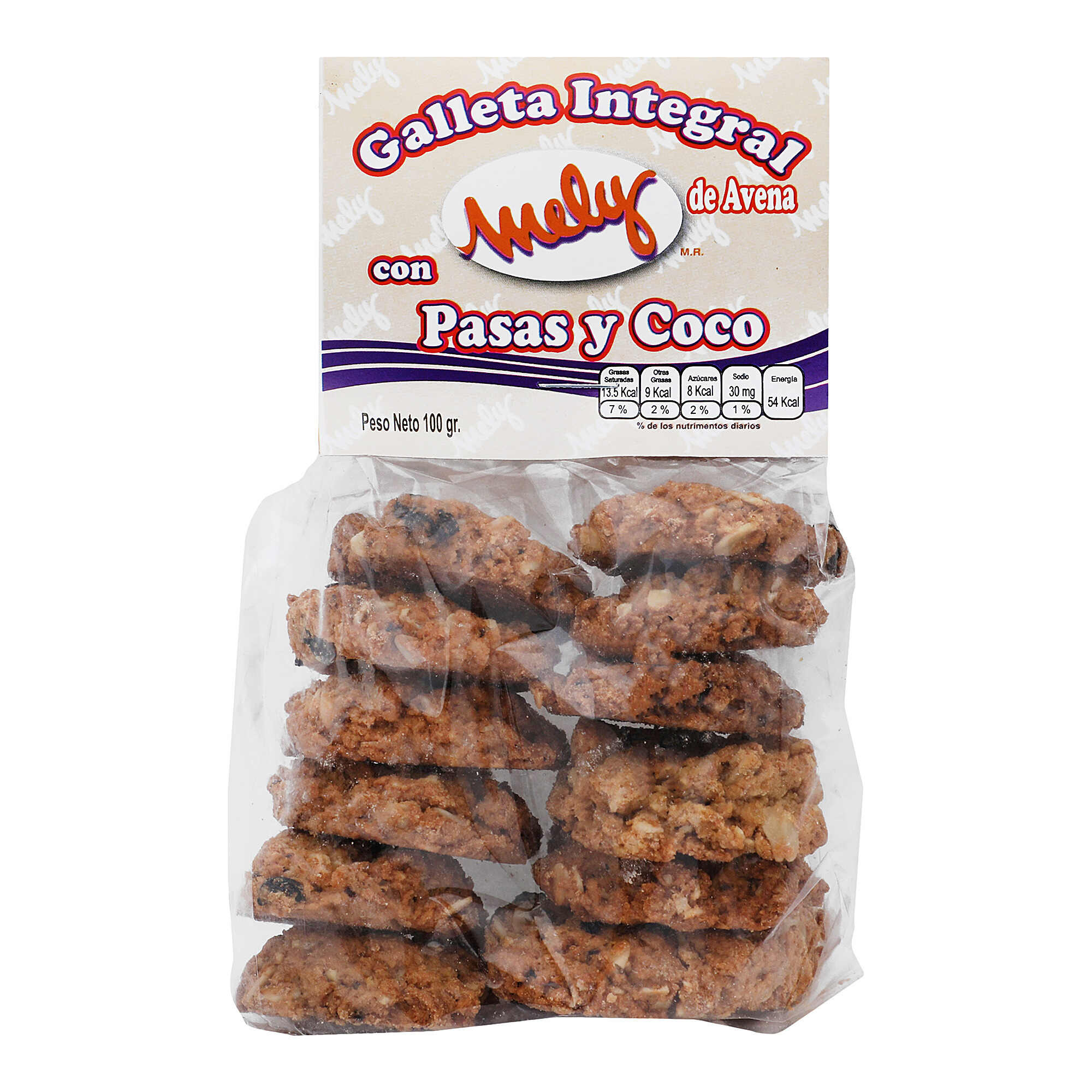 Galletas Mely Integral Coco Con Pasas 110 Gr - 7 Eleven | Grupo Iconn
