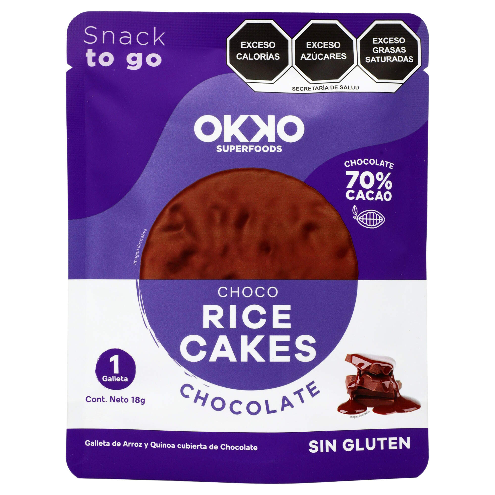 Okko Choco Rice Cake Chocolat 18 G - 7 Eleven | Grupo Iconn