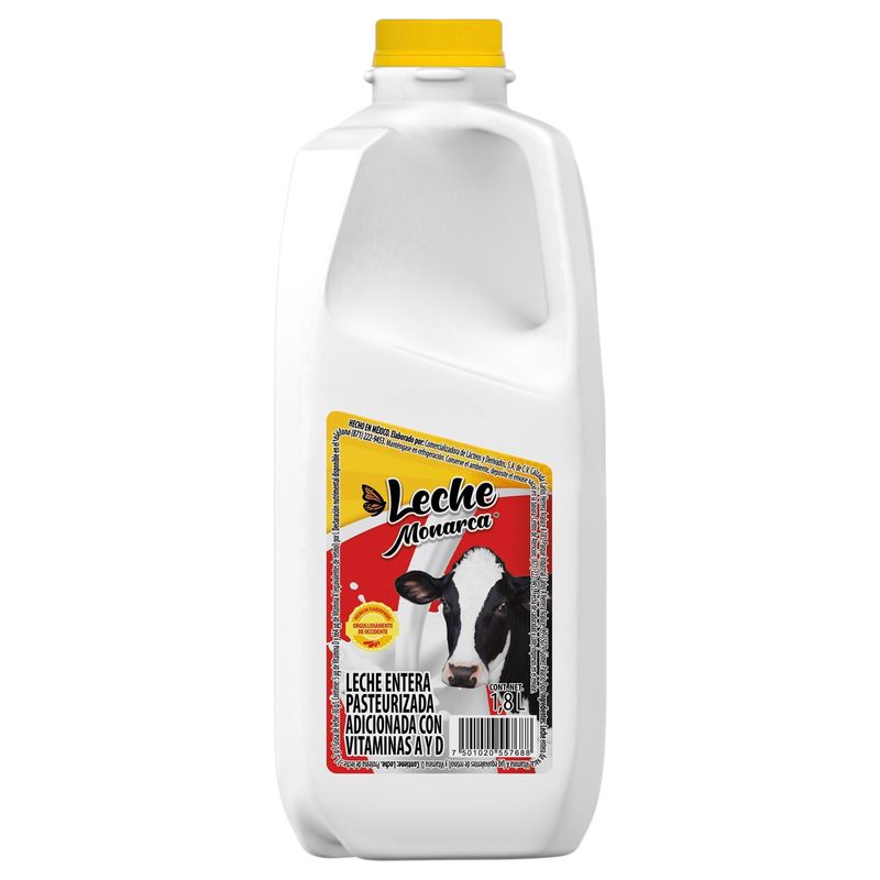 Leche Monarca Entera Pasteurizada 180 Lt 7 Eleven Grupo Iconn
