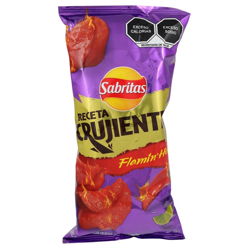Papas Fritas Sabritas Receta Crujiente Flamin Hot 100gr 7 Eleven