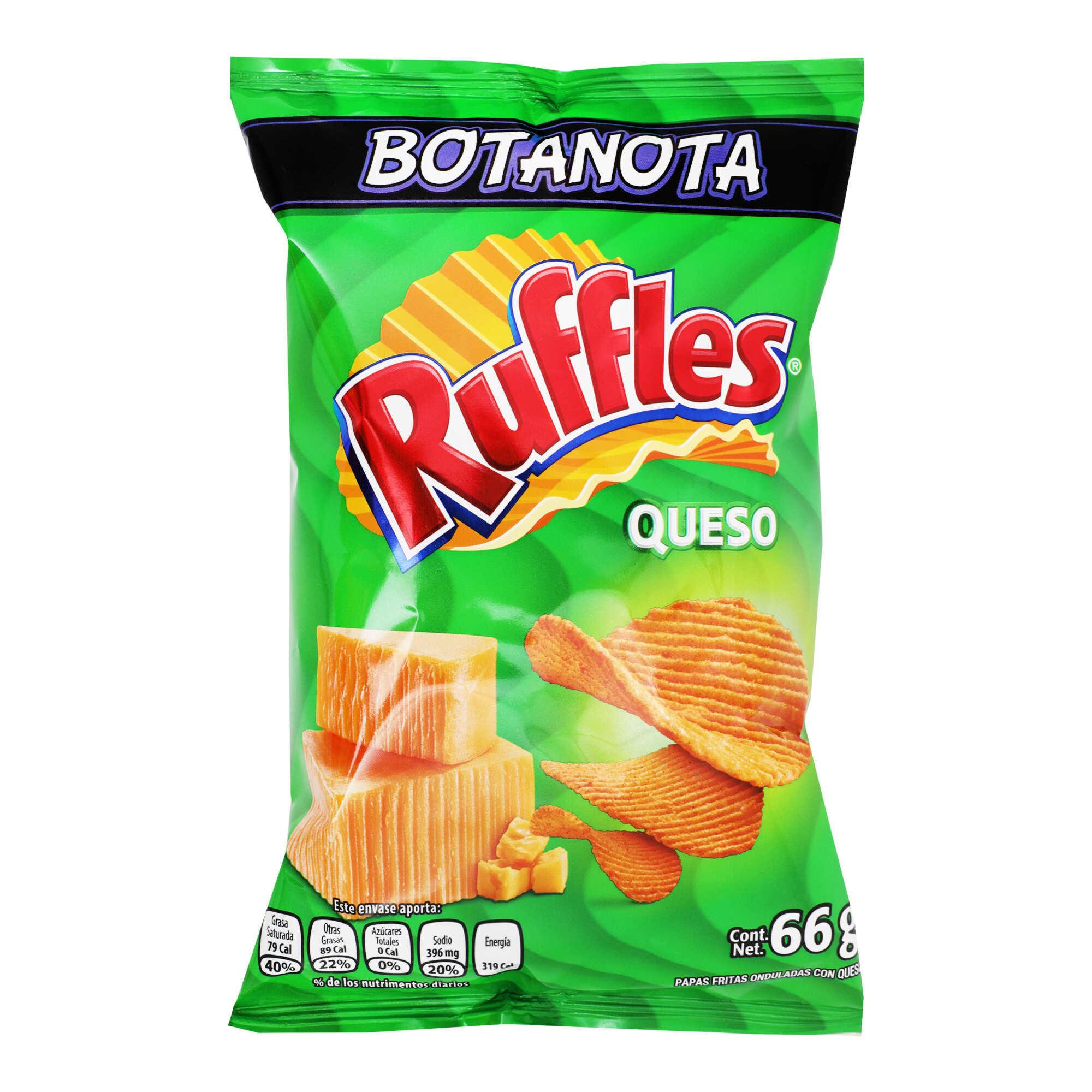 Papas Fritas Sabritas Ruffles Queso 66 Gr - 7 Eleven | Grupo Iconn